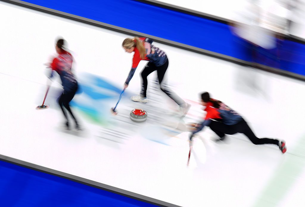 US Women's Curling Survives Switzerland to Book 2nd-Ever Olympic Semifinals
